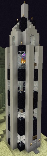 Art Deco End Tower Minecraft Map