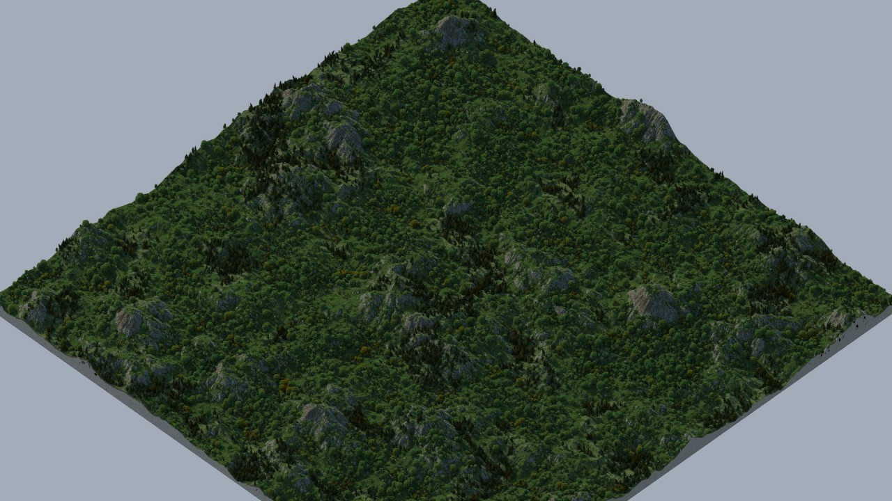 Custom Terrain - Forest Hills Minecraft Map