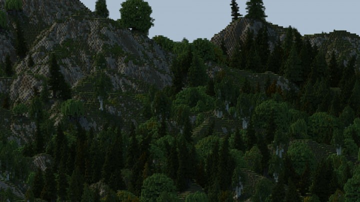 Custom Terrain - Forest Hills Minecraft Map