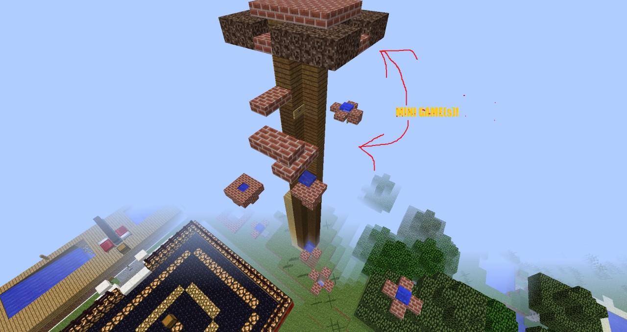 Lucky Blocks PVP & Mob Challenge map! Minecraft Map