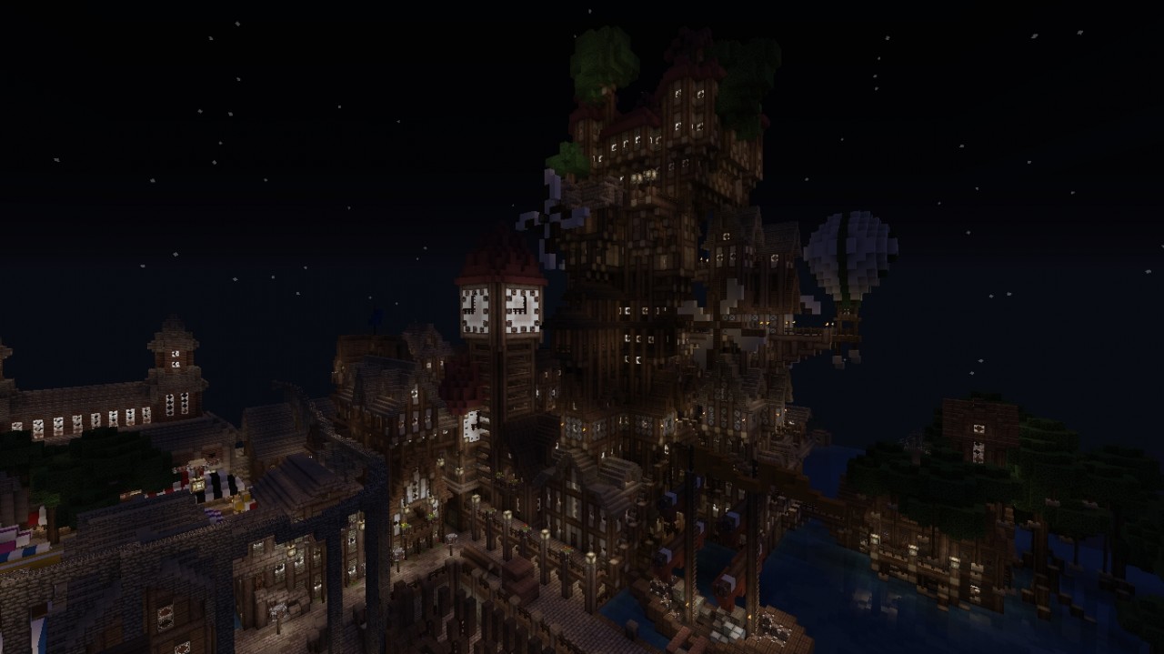 New-Rivera, Medieval steampunk-ish city Minecraft Map