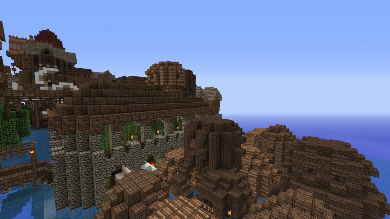 New-Rivera, Medieval steampunk-ish city Minecraft Map