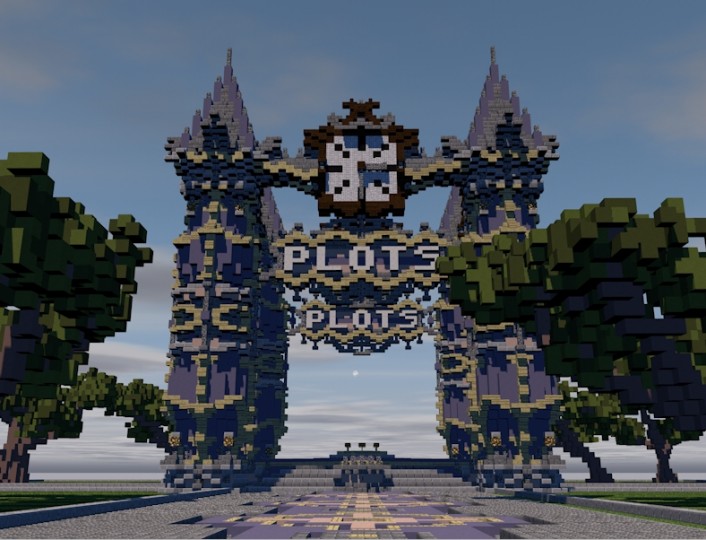 159x159 Plot spawn. Minecraft Map