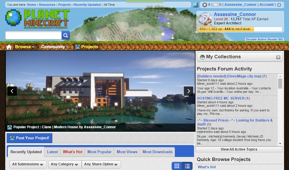 Clane | Modern House Minecraft Map