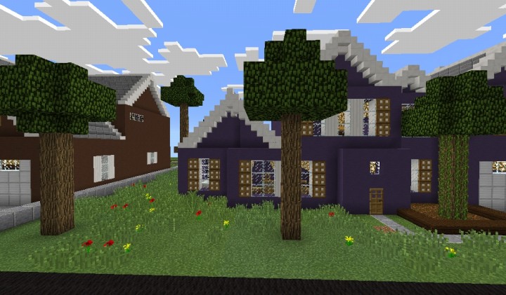 Suburban Home With Modern Features Minecraft Map