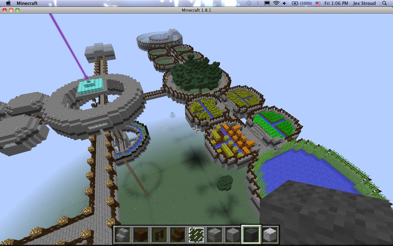 Sustainable Sky Village Minecraft Map