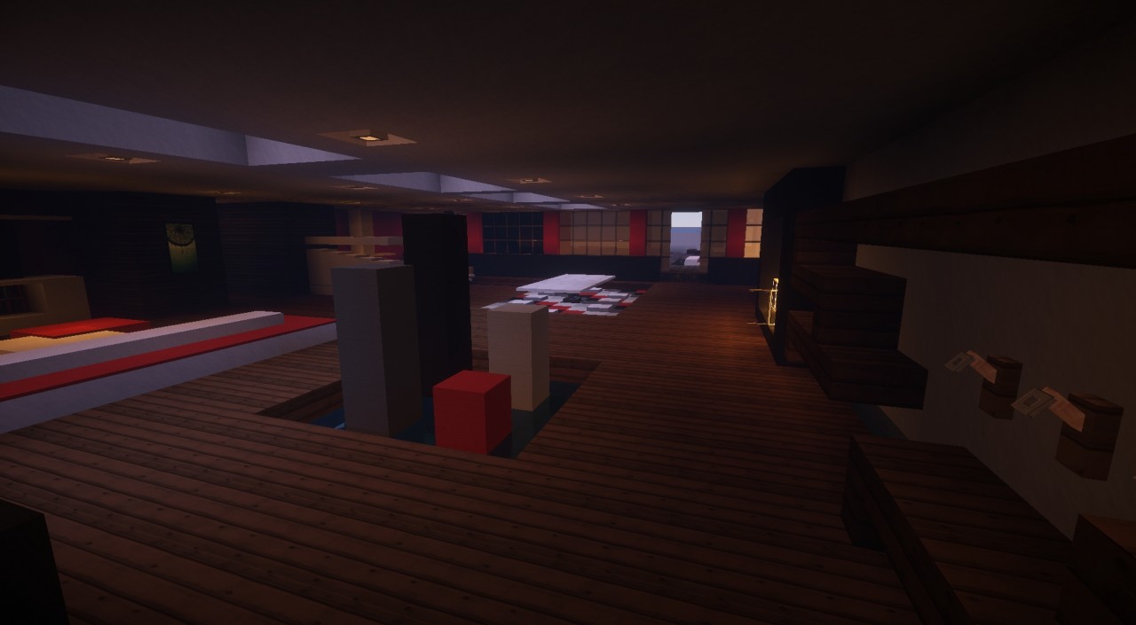 Modern House "Crimson" With Modern Yacht! Minecraft Map