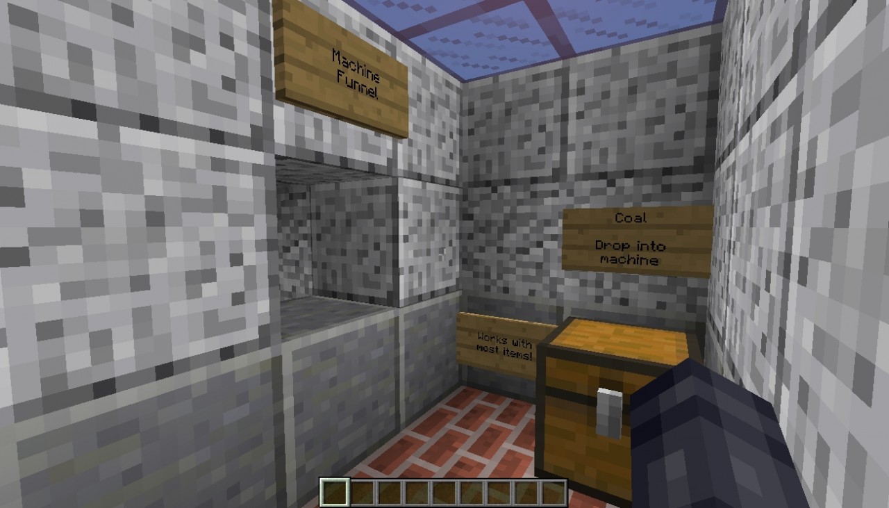 Coal to Diamond Recycler Minecraft Map