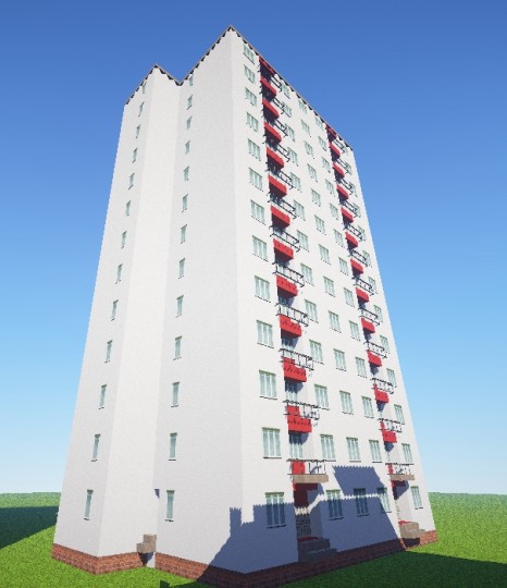 SNRE : Giant pack of socialist structures HQ Minecraft Map