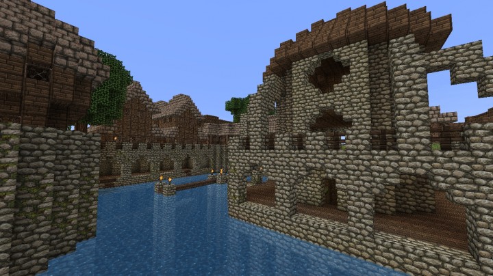 New-Rivera, Medieval steampunk-ish city Minecraft Map
