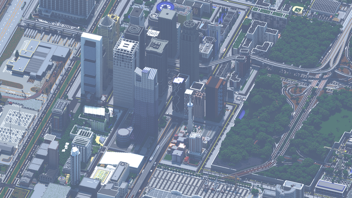 Audia Project: The World Record Size Minecraft City Minecraft Map