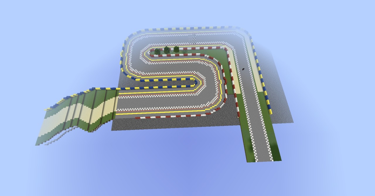 Mario Circuit Minecraft Map