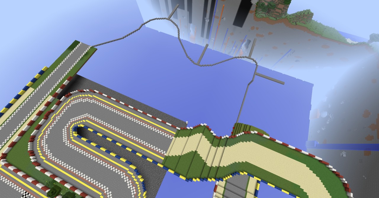 Mario Circuit Minecraft Map