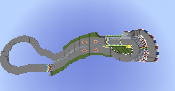Mario Kart Luigi's Circuit Minecraft Map