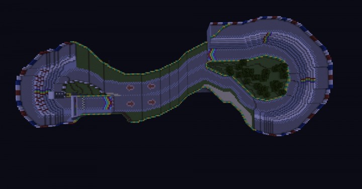 Mario Kart Luigi's Circuit Minecraft Map