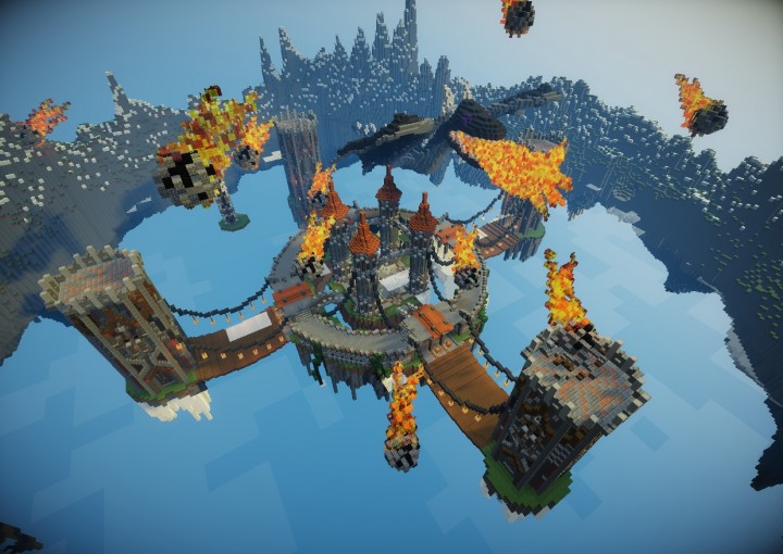 Small Server Hub. Minecraft Map