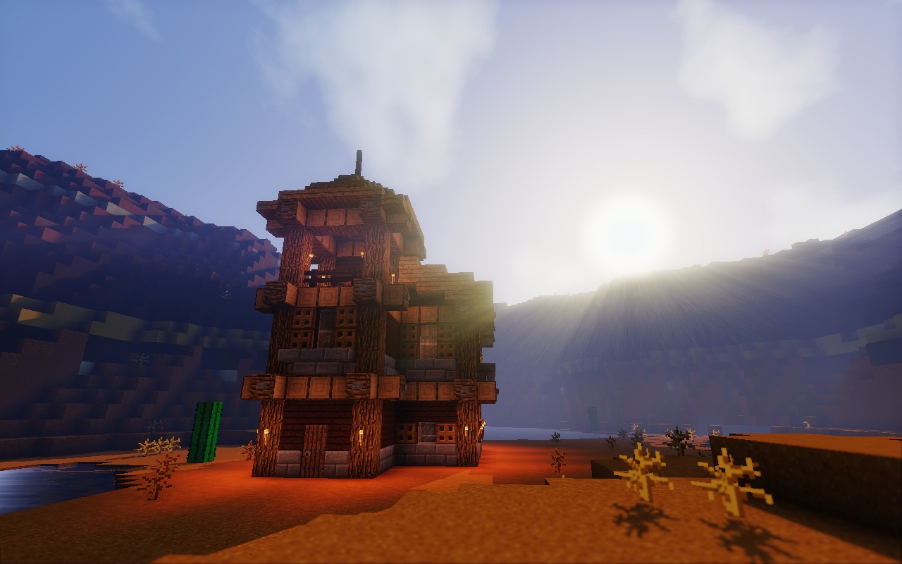 Wild West/Rustic Style House Minecraft Map