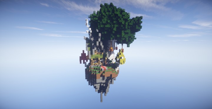 flying island Minecraft Map
