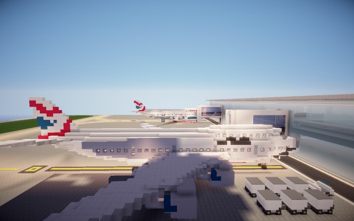 ONE OF THE MOST REALISTIC AIRPORTS IN MINECRAFT Minecraft Map