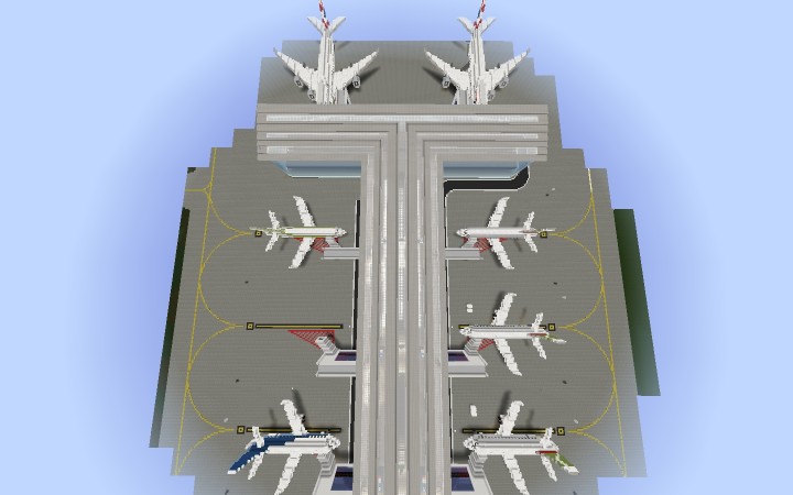 ONE OF THE MOST REALISTIC AIRPORTS IN MINECRAFT Minecraft Map