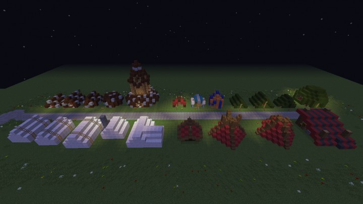 Different Tents set [ Now with 4 more tents ] Minecraft Map