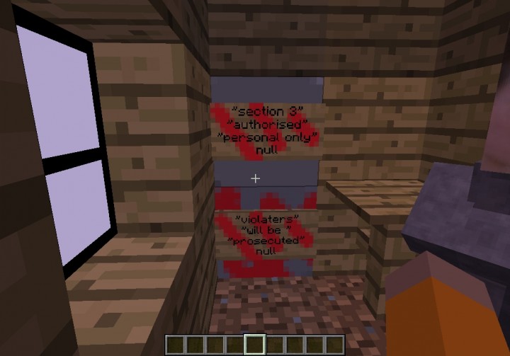 III The Horror map with texture pack Minecraft Map