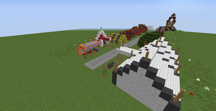 Different Tents set [ Now with 4 more tents ] Minecraft Map