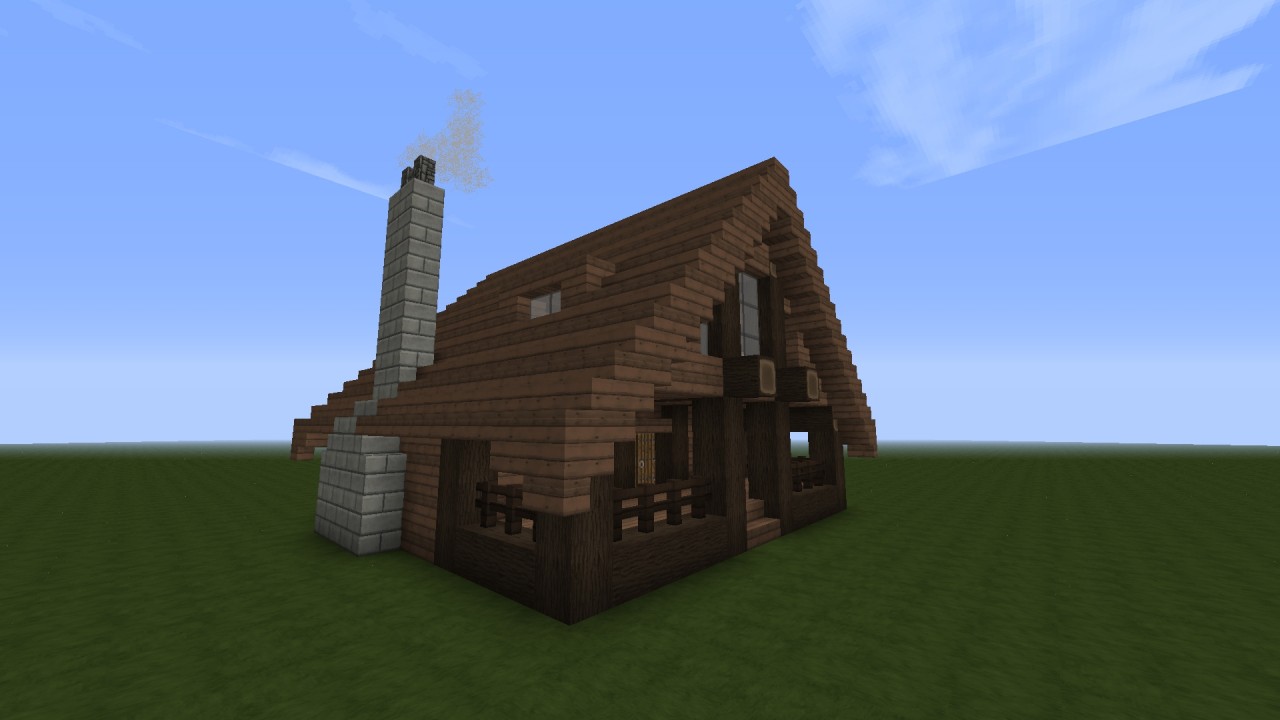 Small Log Cabin/Chalet Minecraft Map