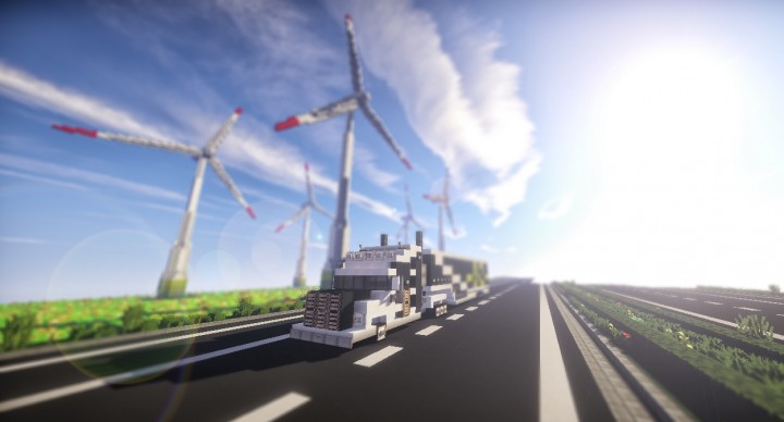 Wind power plant Minecraft Map
