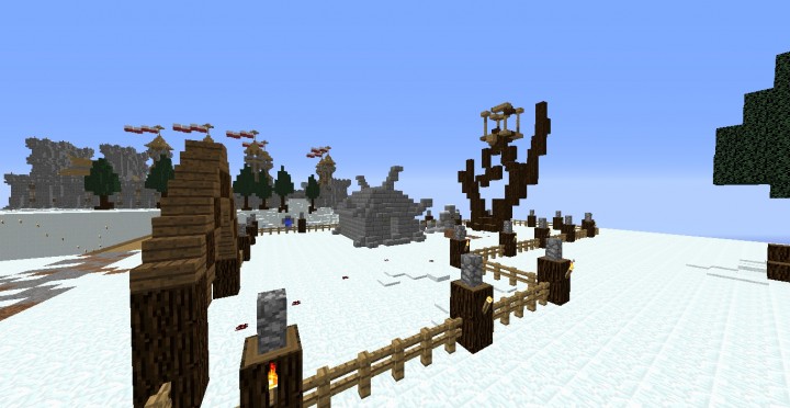 Winter village Minecraft Map