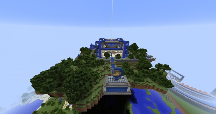 Floating Island Spawn for My Server Minecraft Map