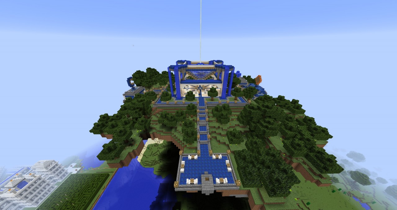 Floating Island Spawn for My Server Minecraft Map