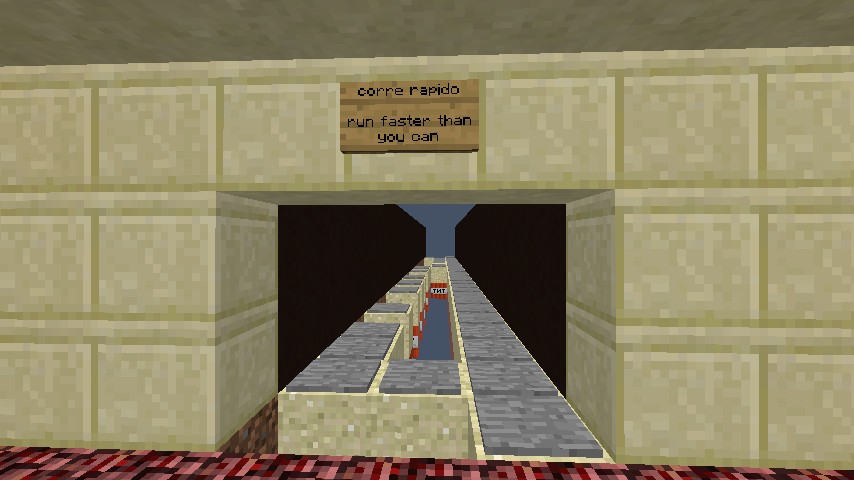 tnt run minigame Minecraft Map