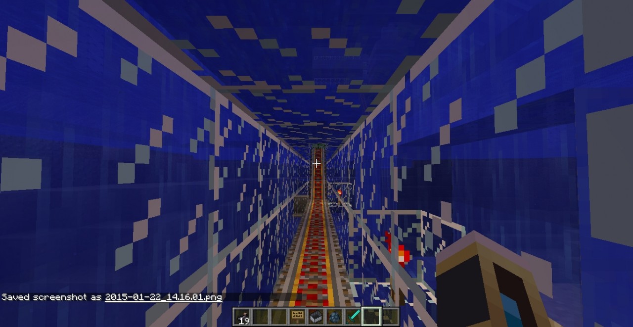 Simple roller coaster Minecraft Map