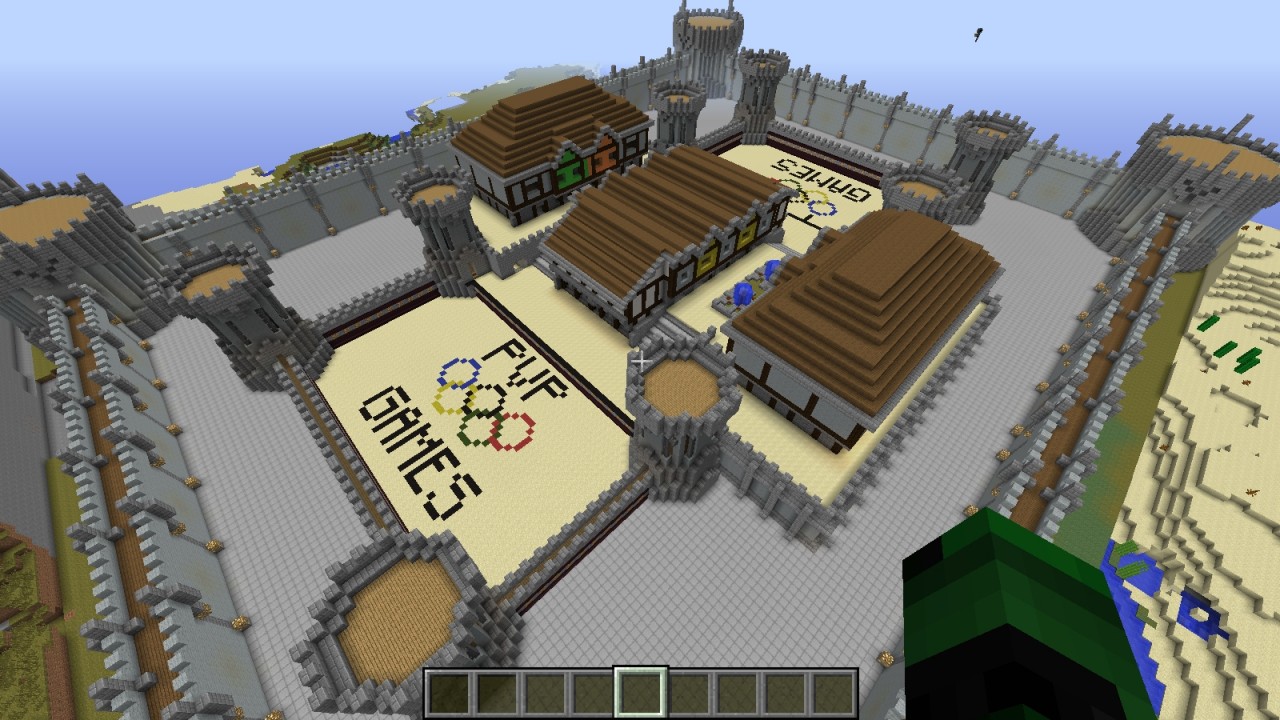 8-Bit Server Projects (Old Spawn) Minecraft Map