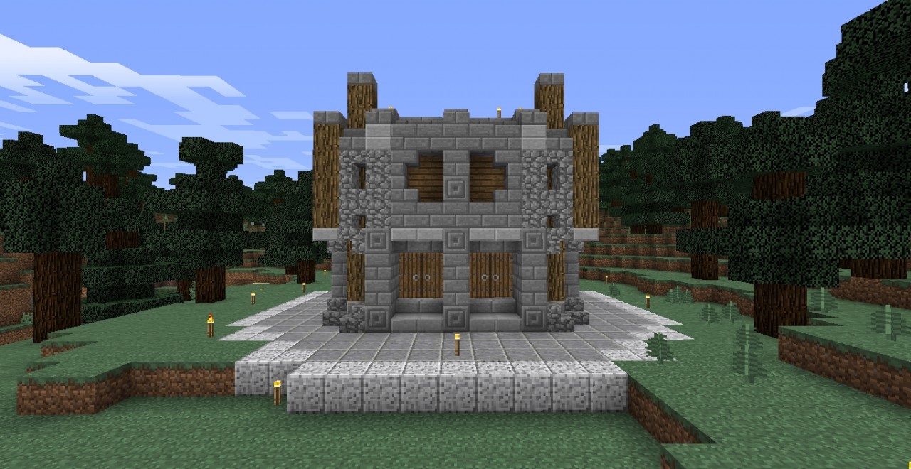 small base for a server Minecraft Map