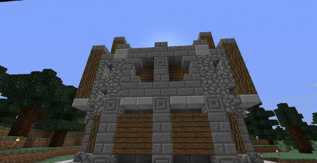 small base for a server Minecraft Map