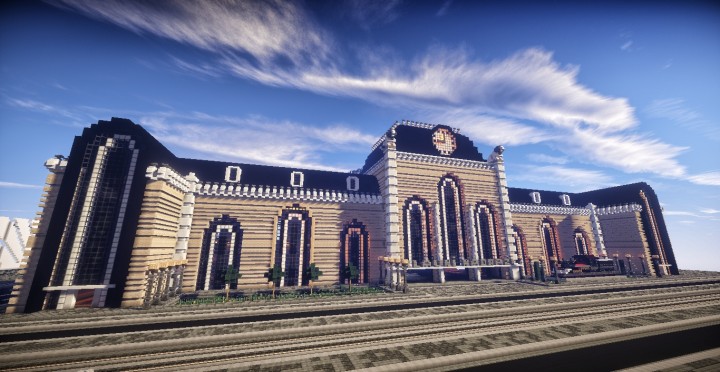 Railway Station Minecraft Map