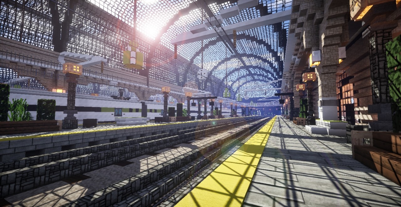 Railway Station Minecraft Map