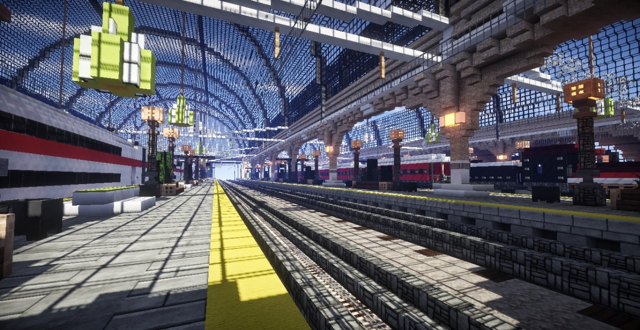 Railway Station Minecraft Map