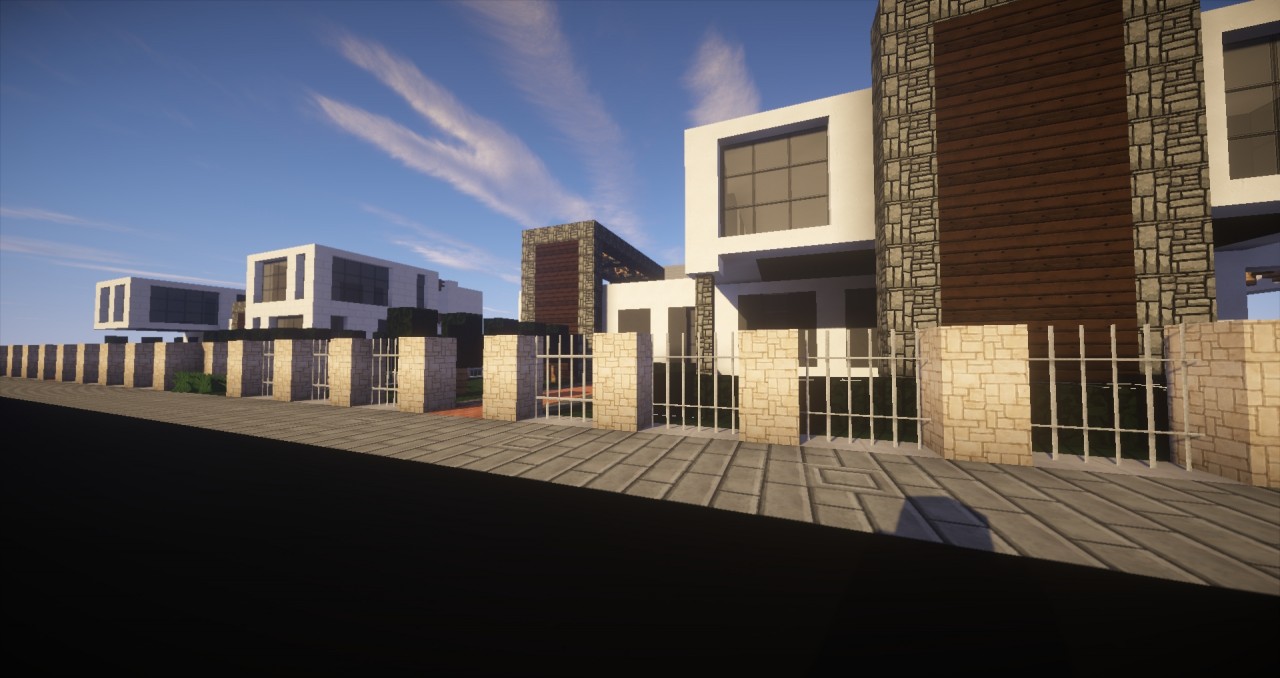 Modern street Minecraft Map