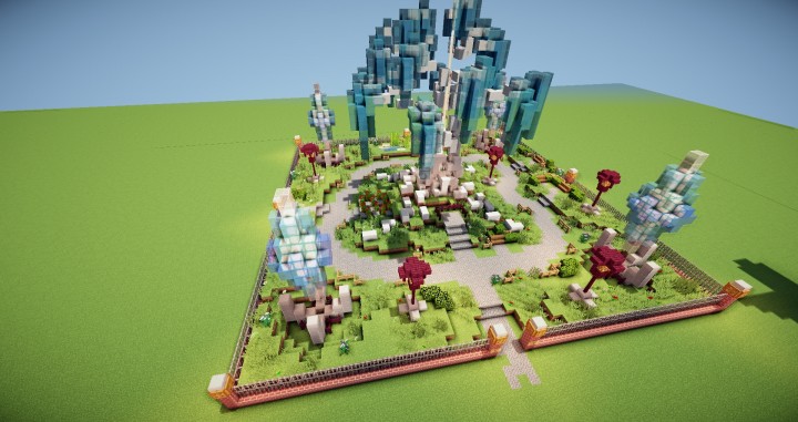 Magic Garden 51x51 Plot Minecraft Map