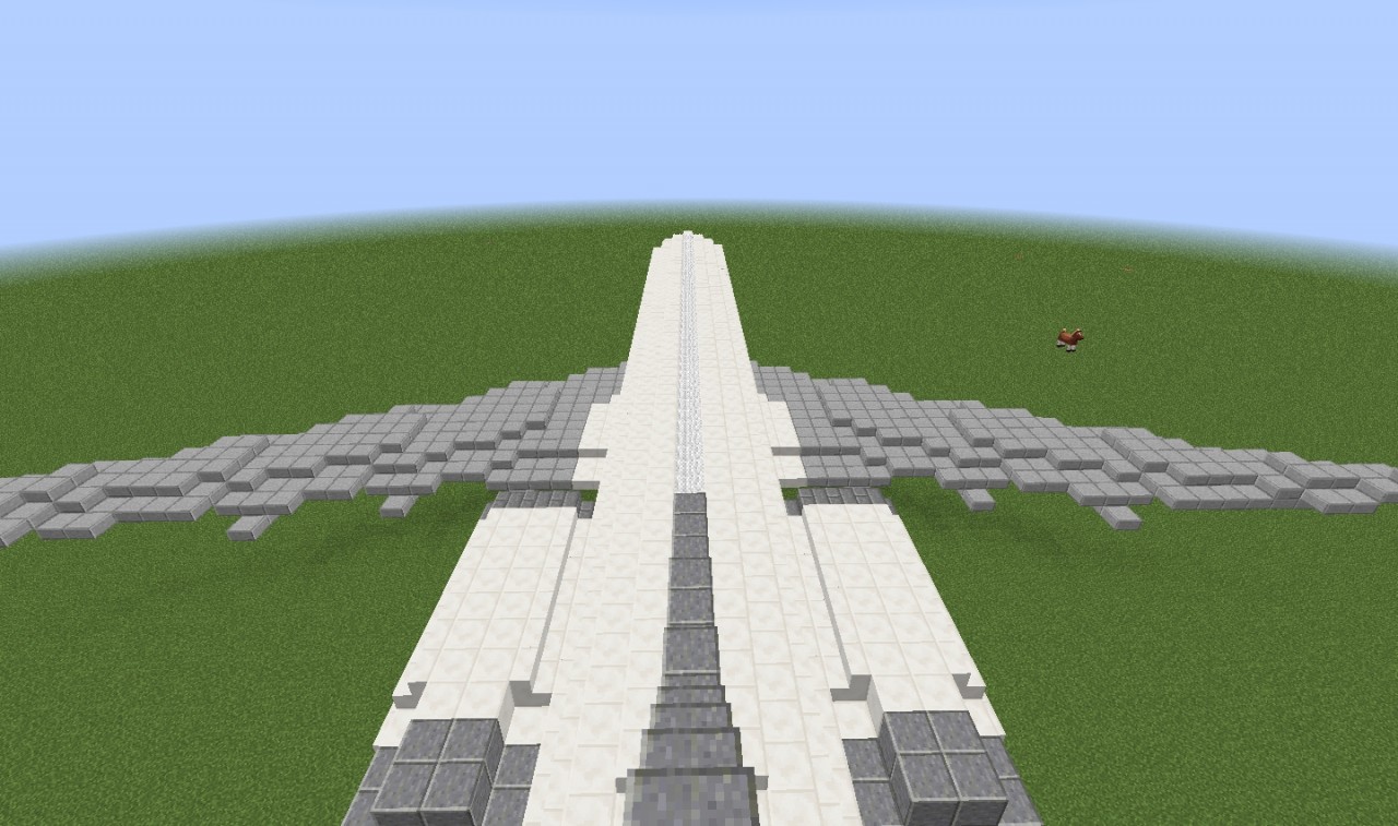 Boeing 717 (Delta Airlines) Minecraft Map