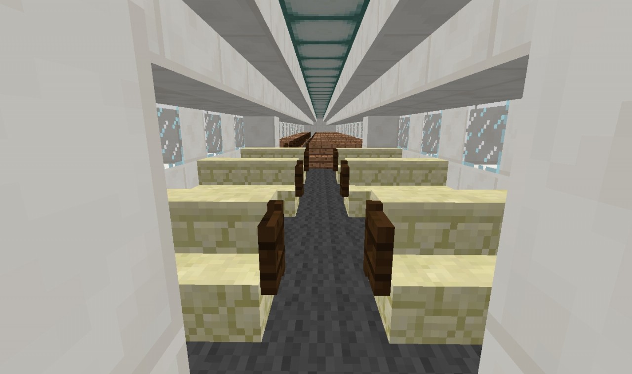 Boeing 717 (Delta Airlines) Minecraft Map