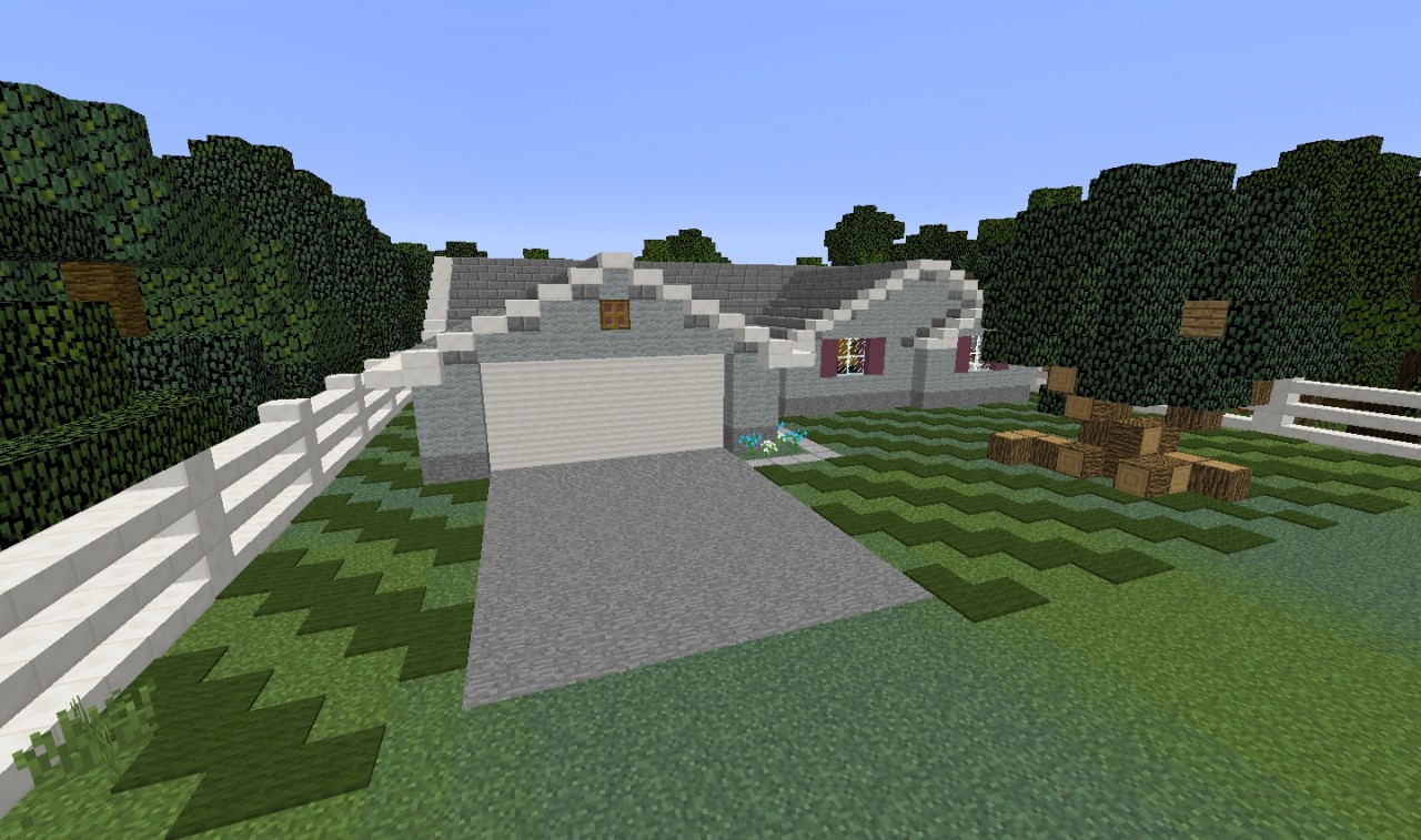 Ranch Style House (My Old House) [+ Download] Minecraft Map
