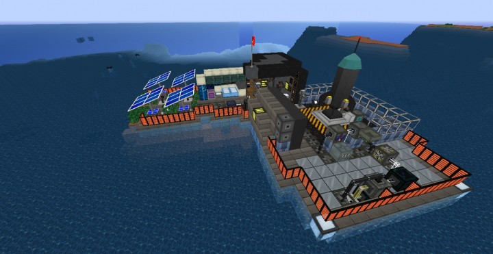 Mini Galacticraft Rocket Base Minecraft Map