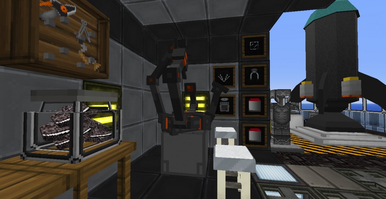 Mini Galacticraft Rocket Base Minecraft Map