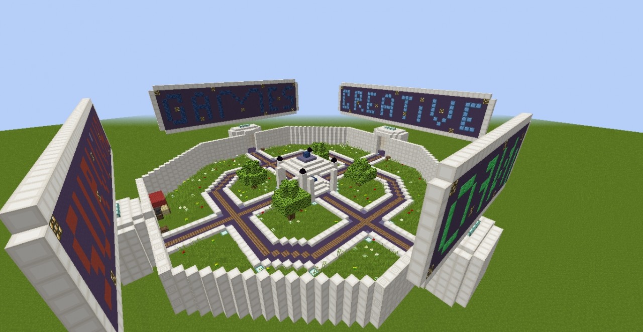 Server Hub Spawn v.2 [Schematic Included] 1.8 Only! Minecraft Map