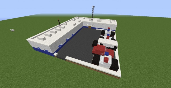 Smal Police Station for Small Town Minecraft Project