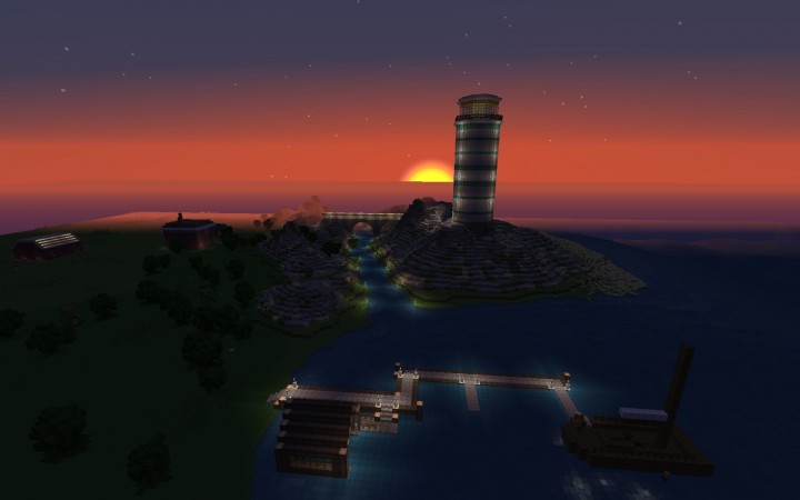 Small Lighthouse Island Minecraft Map